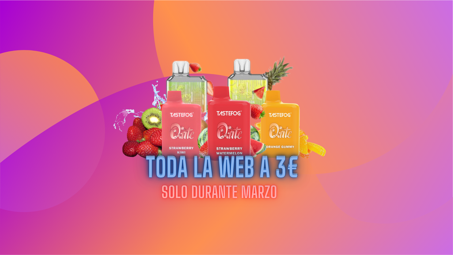 OFICIAL TASTEFOG VAPER ESPAÑA Envío rápido vaper desechable 800 puff